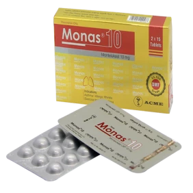 Montela 10 mg Tablet-10's Strip