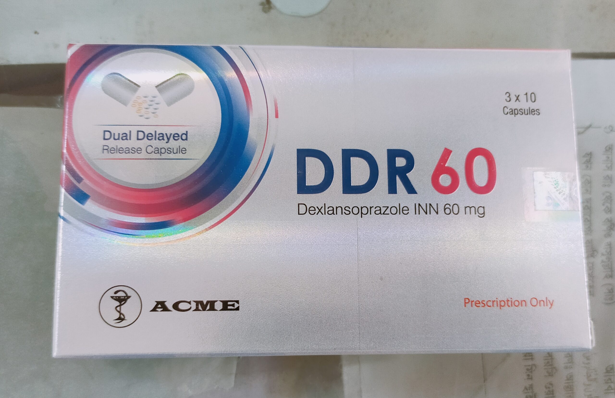 DDR 60 Mg Capsule 10 s Strip