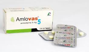 Amlovas 5 mg Tablet-10's Strip