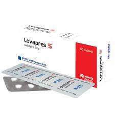 Lovapres 5 mg Tablet-50's Pack