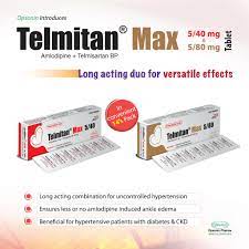 Telmitan Max 5/80 mg Tablet-14's Pack