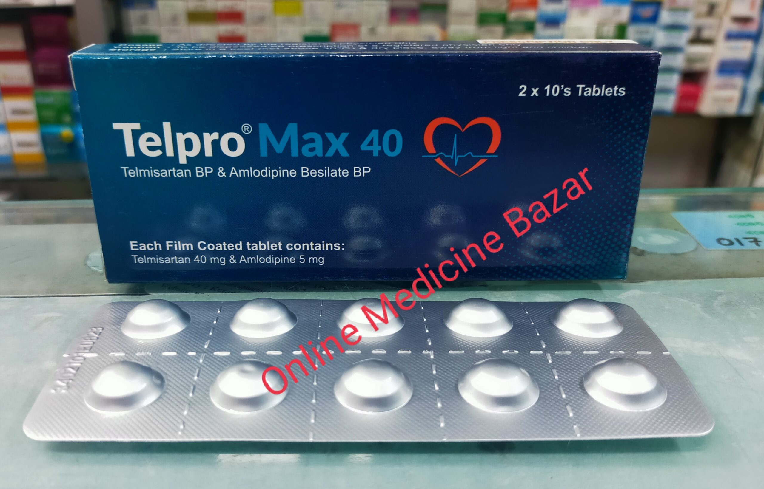Telpro Max 40 mg Tablet-10's Strip