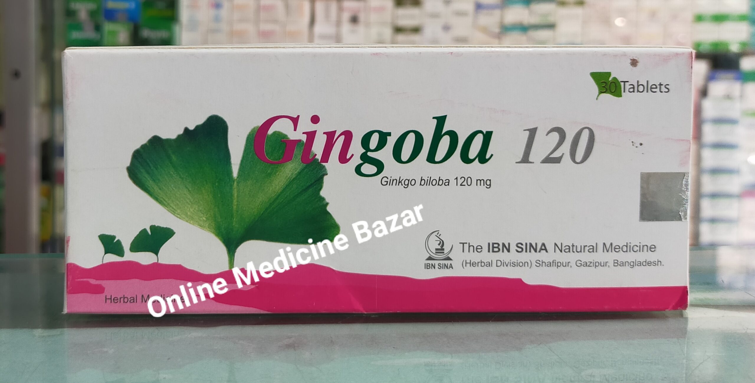 Ginoba 60 mg Capsule-30's Pot