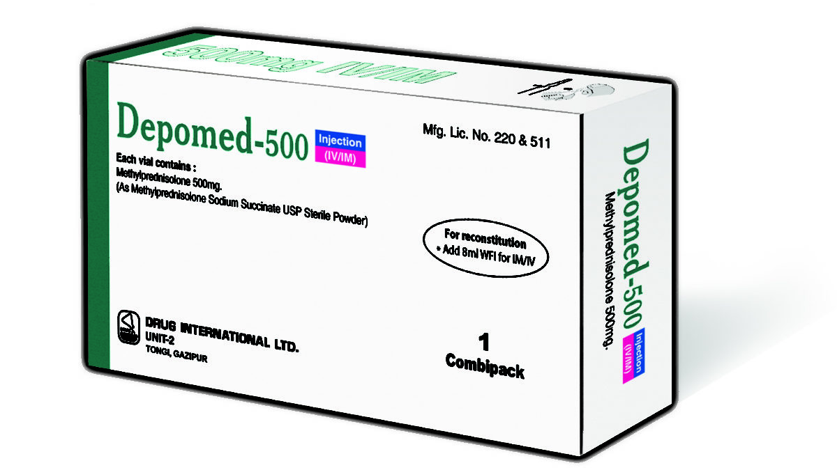 Methipred 500 mg/vial IM/IV Injection