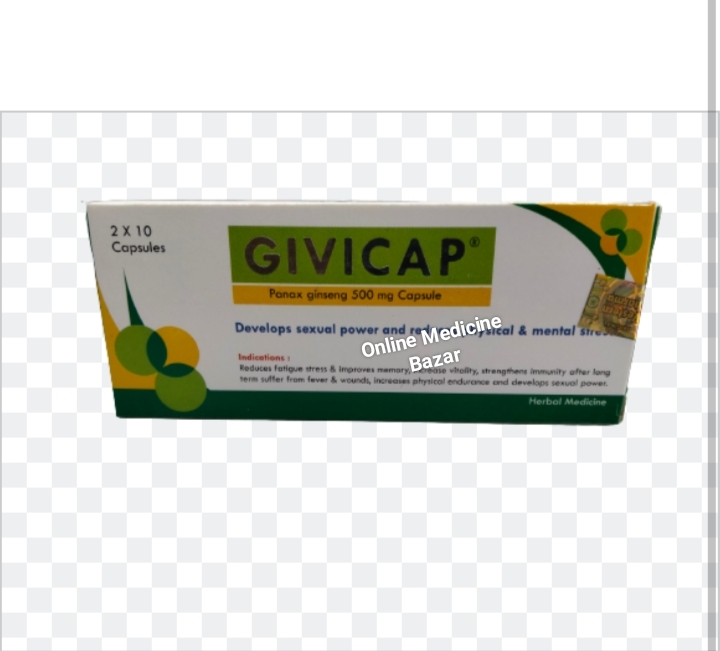 Gintex 500 mg Capsule-5's Strip